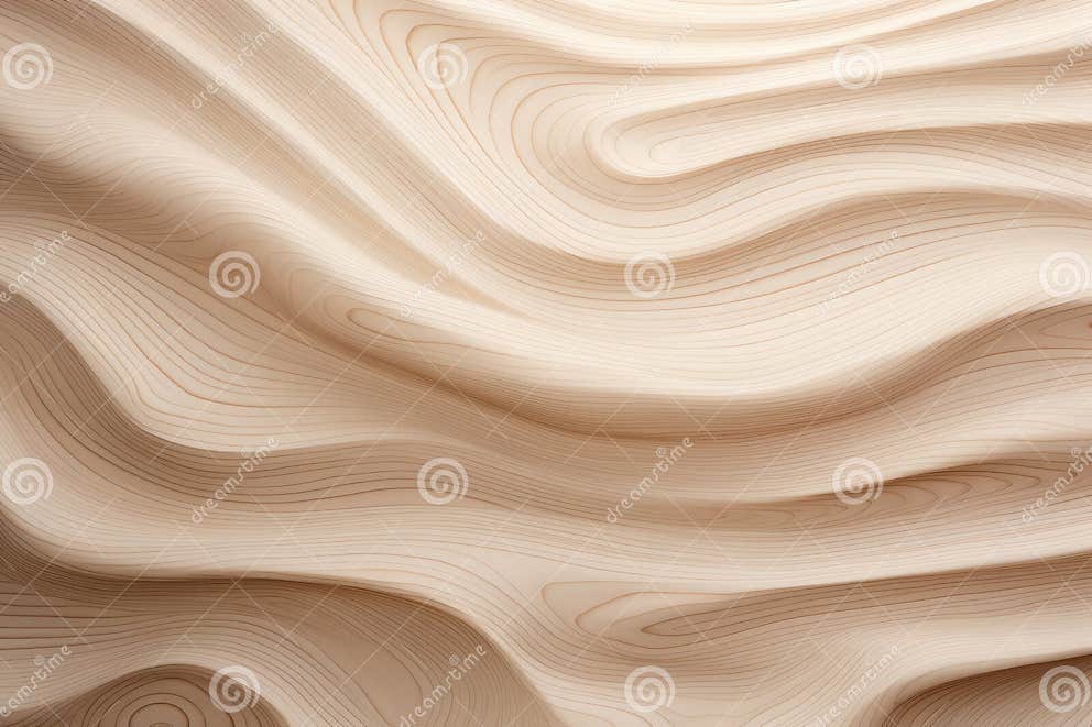 Curly Maple Wood Featuring Three Dimensional Wavy Patterns in Its Grain ...