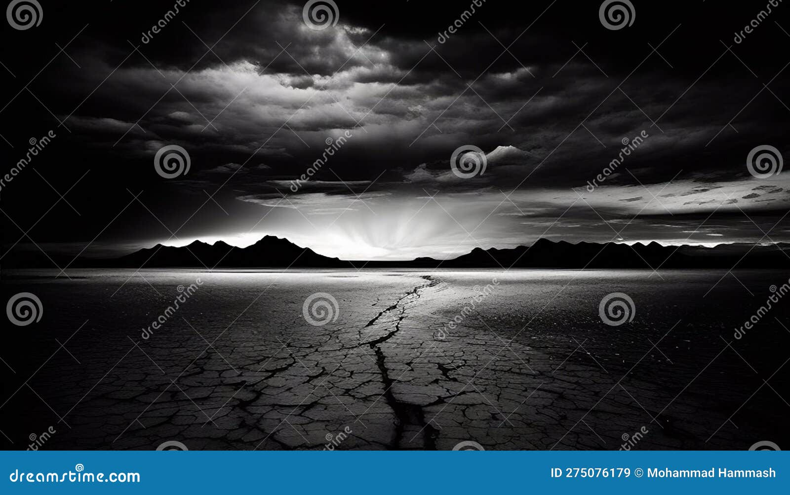 Dark and Empty Earth: a Post-Apocalyptic Landscape, Made with ...