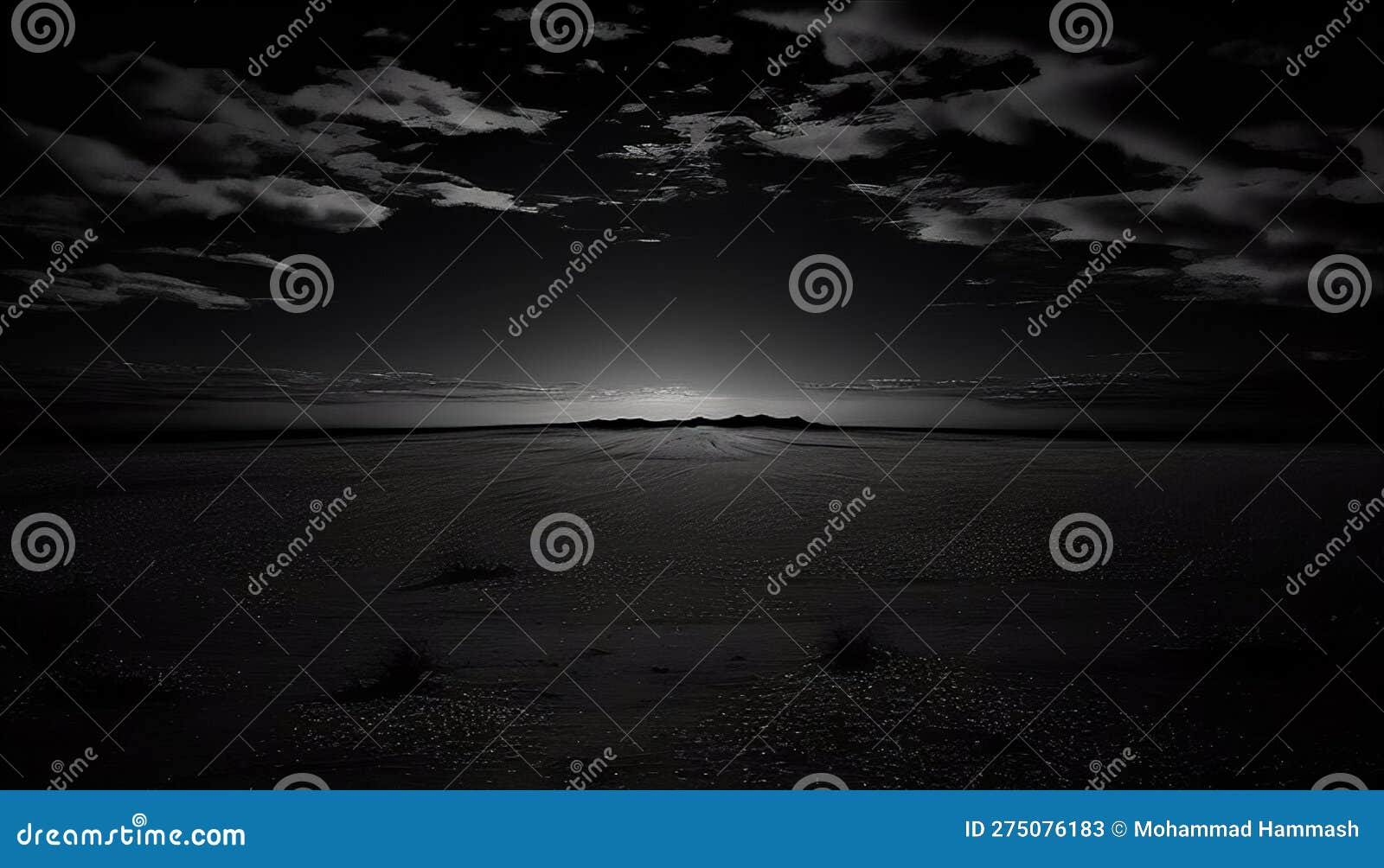 Dark and Empty Earth: a Post-Apocalyptic Landscape, Made with ...