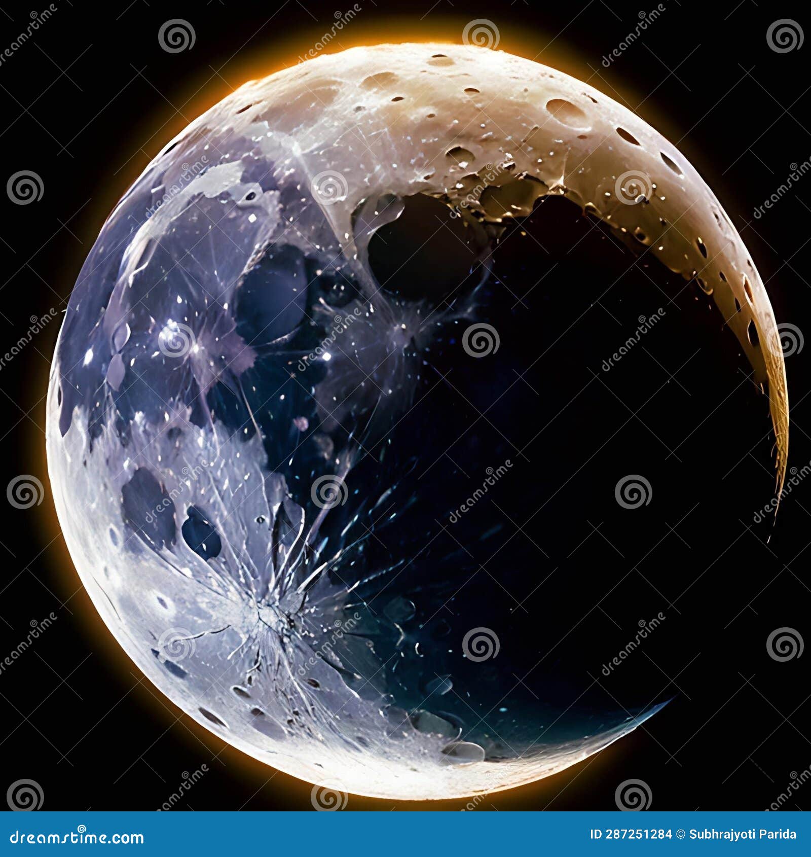AI Generated Image of the Dark Side of the Moon Stock Illustration ... AI Generated Image of the Dark Side of the Moon Stock Illustration ...
