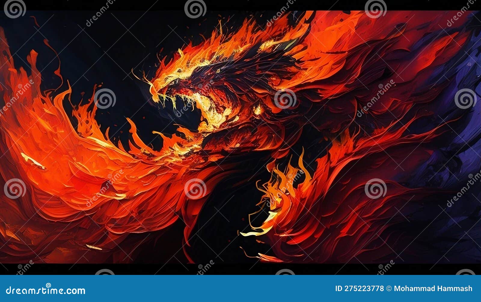 "World Ablaze: the Devouring Flames of Chaos" Made with Generative AI ...