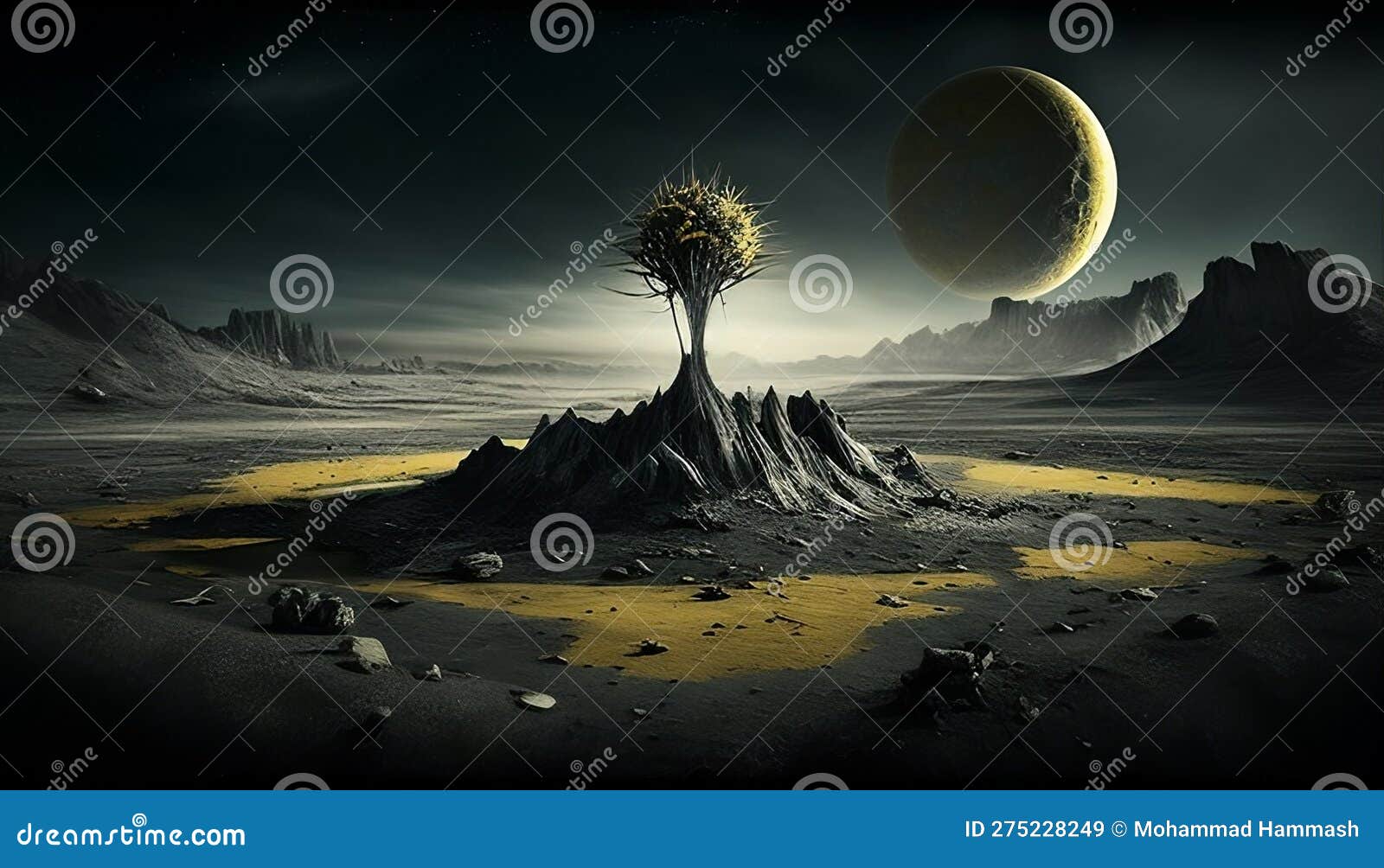 Desolate Earthstar: A Bleak Depiction Of A Dying Planet, Made With ...