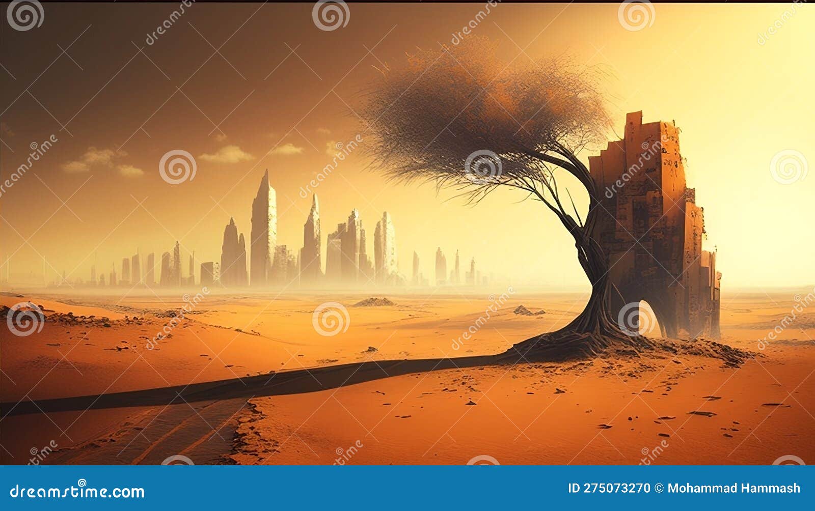 Future Earth: a Dystopian Glimpse, Made with Generative AI Stock ...