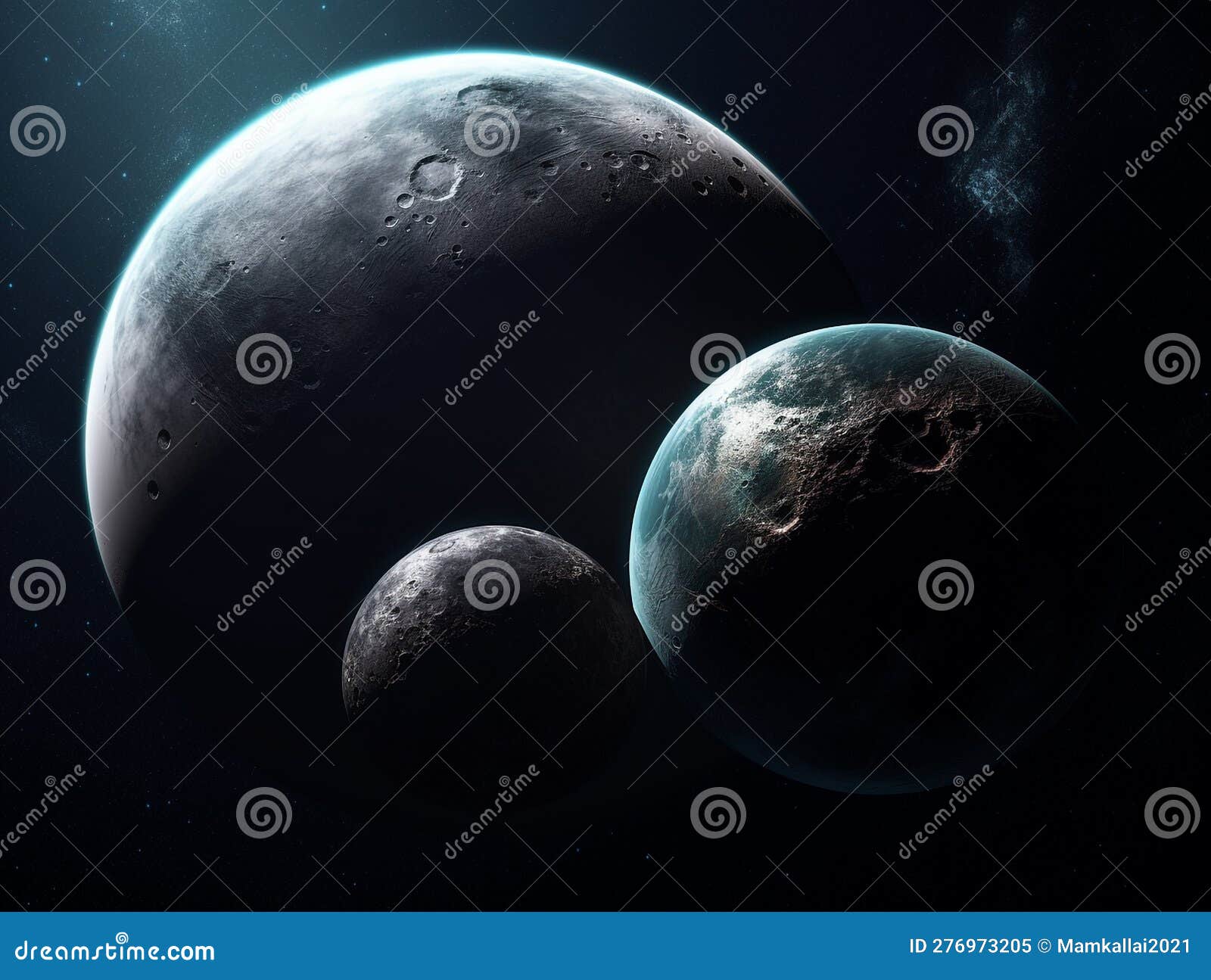 Moons With Visible Civilizations And Structures On Their Surface ...