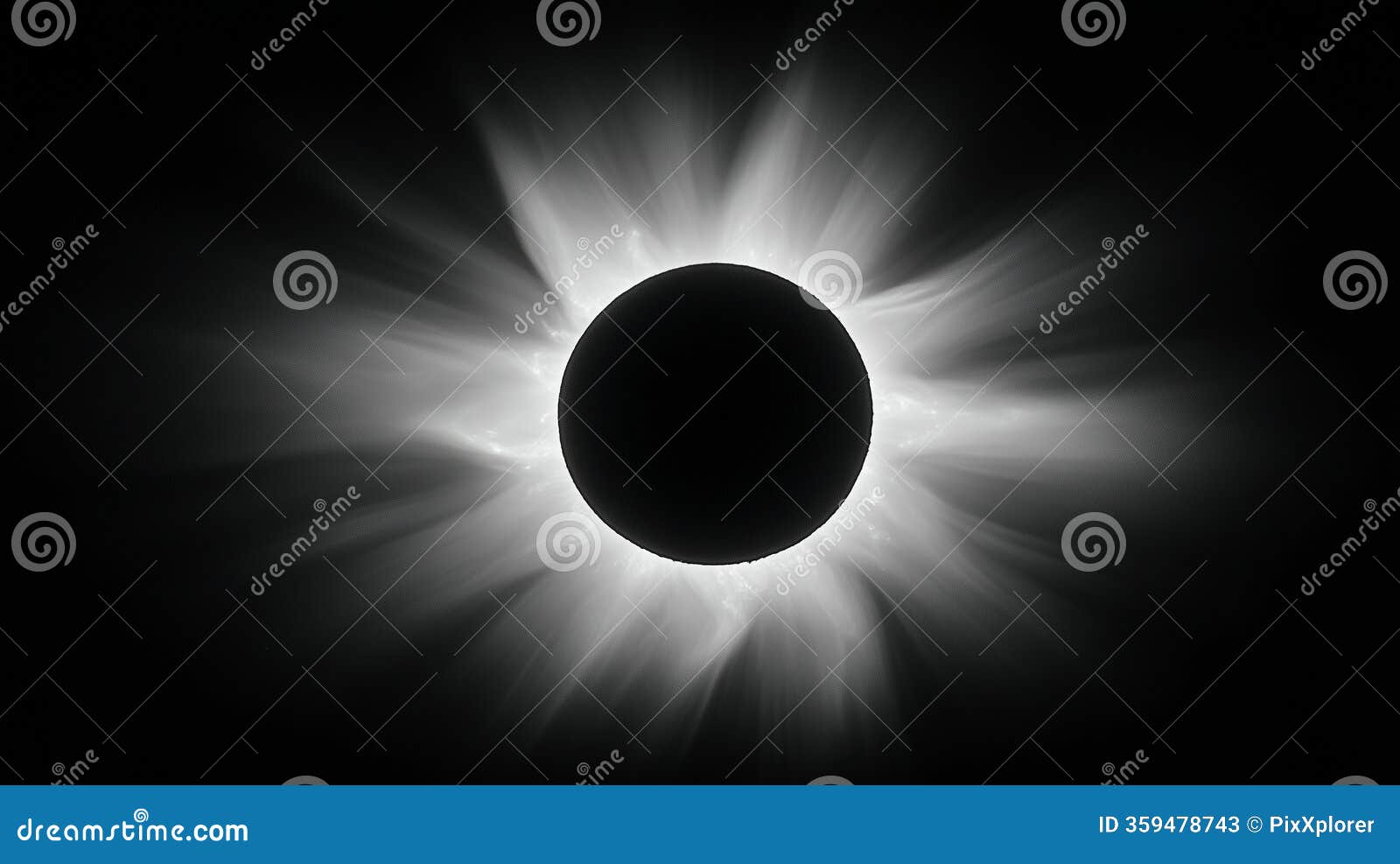 The Image Depicts a Solar Eclipse, with the Moon Obscuring the Sun ...