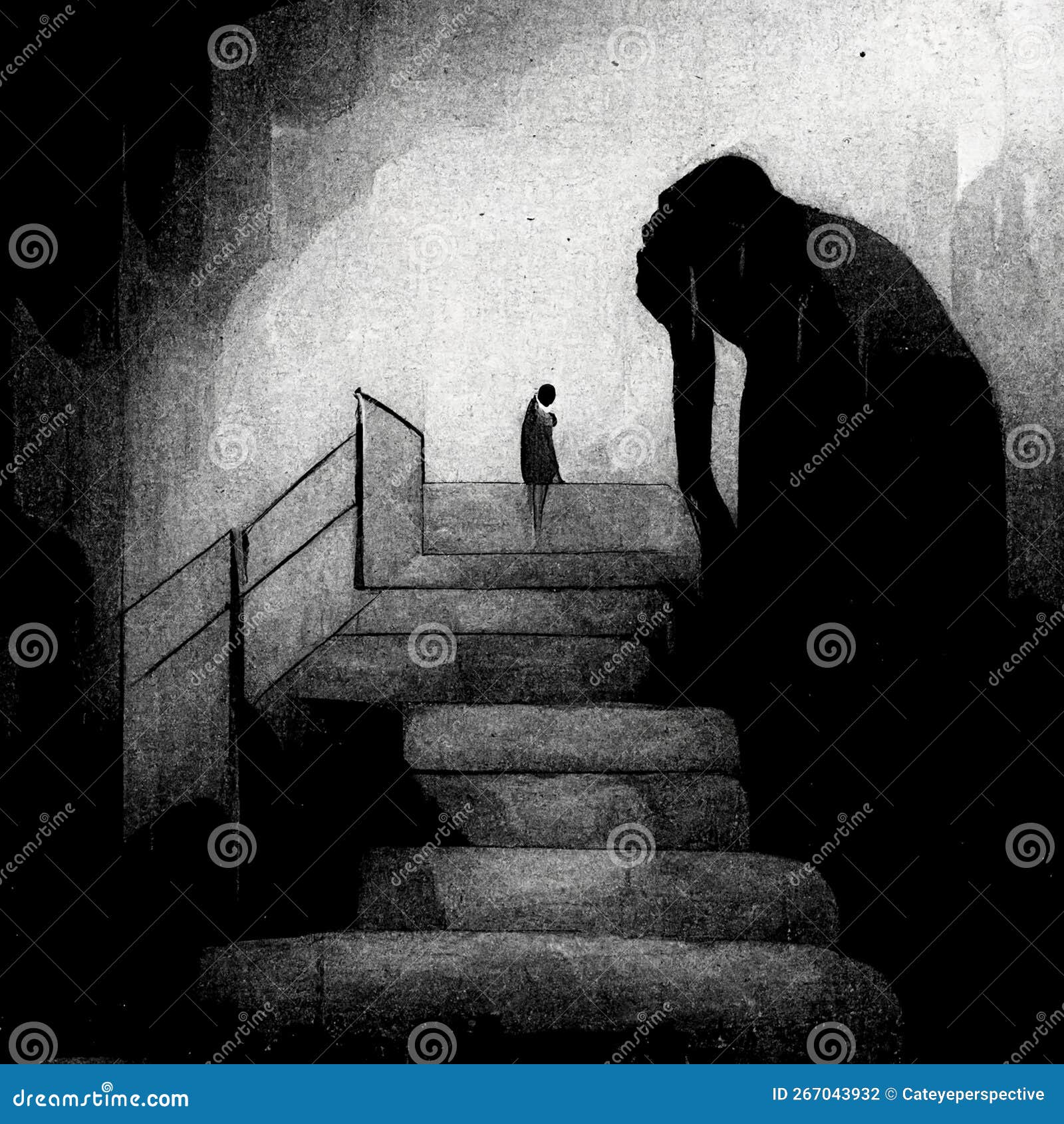 AI Generated Image. Depression, Anxiety and Mental Health Concept Stock ...