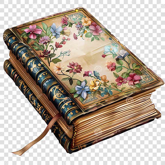 Dictionary Transparent Background Realistic Element Stock Illustration ...