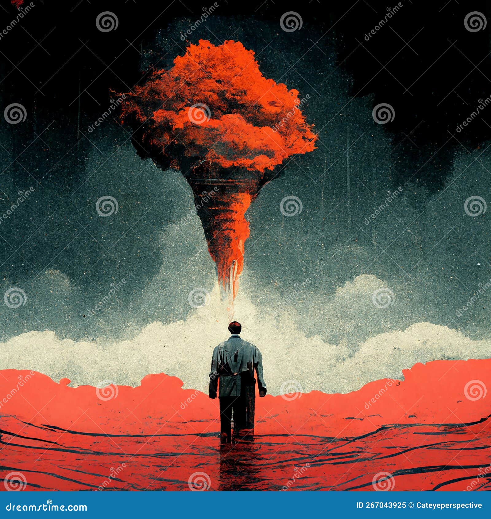 AI Generated Image. Doomsday, Nuclear War and End of Civilisation ...