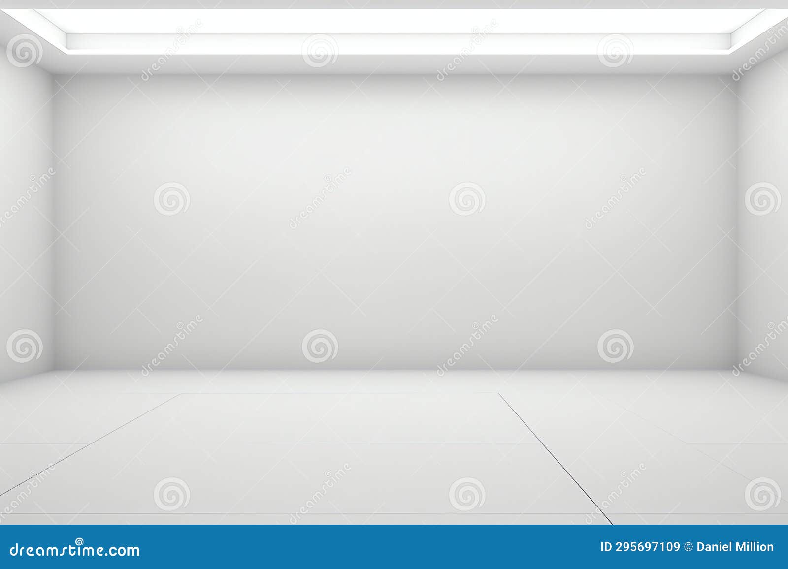 Empty White Light Office Wall for Logo Stock Illustration ...