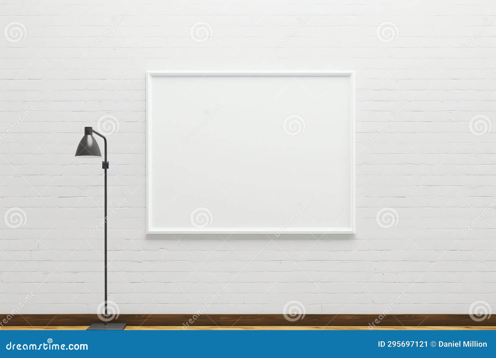 Empty White Light Office Wall for Logo Stock Illustration ...