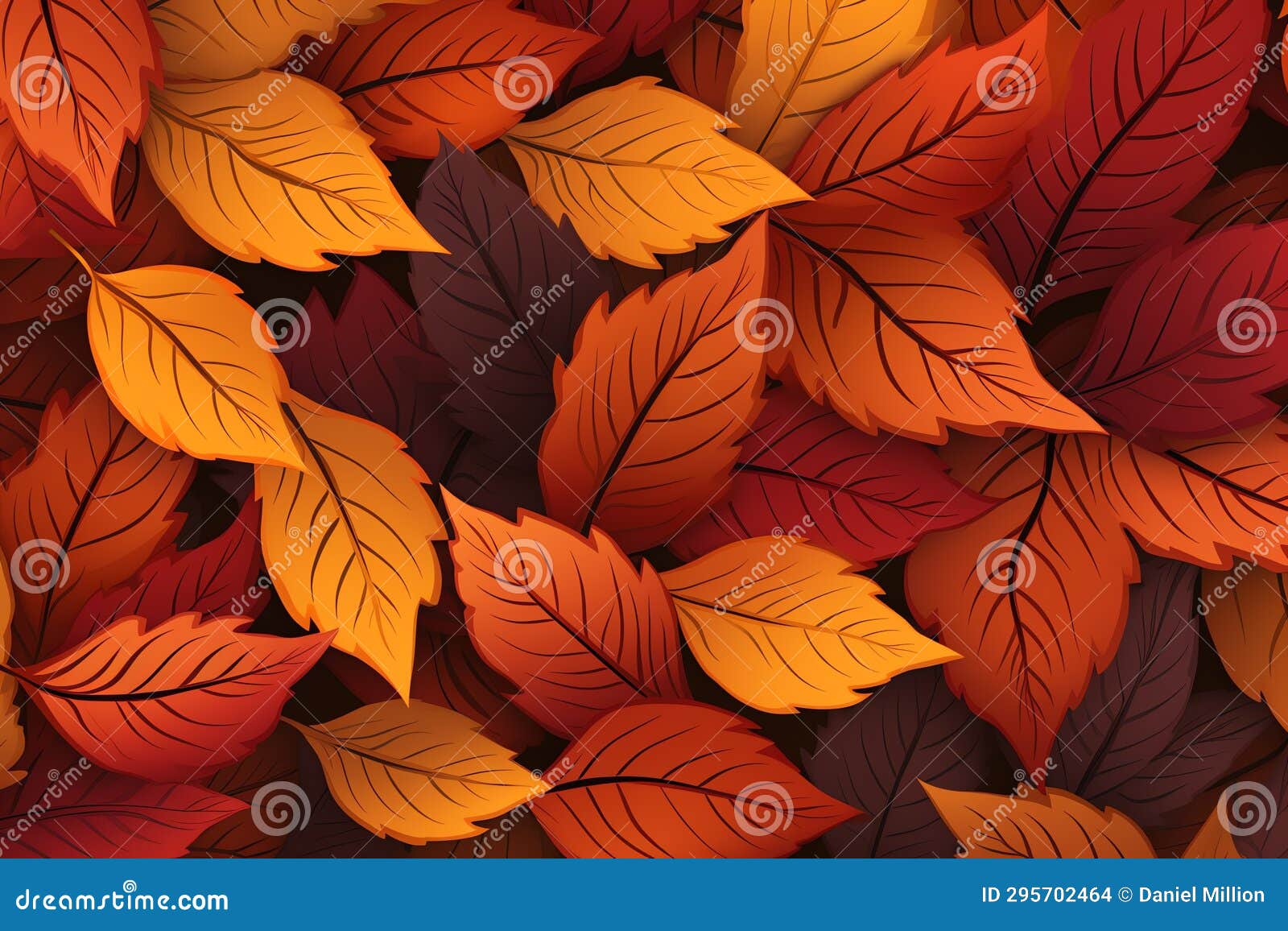 Fall Leaves Art Project Vector Background Stock Illustration ...