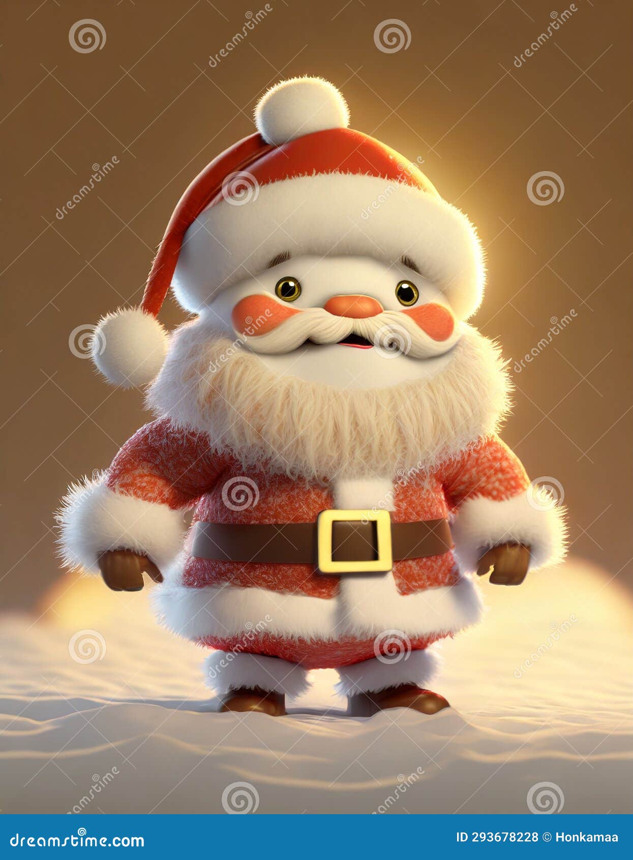 Fluffy santa stock photo. Image of merry, background - 293678228