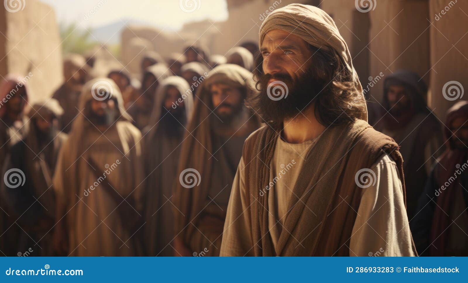 Followers of Jesus stock illustration. Illustration of spirituality ...