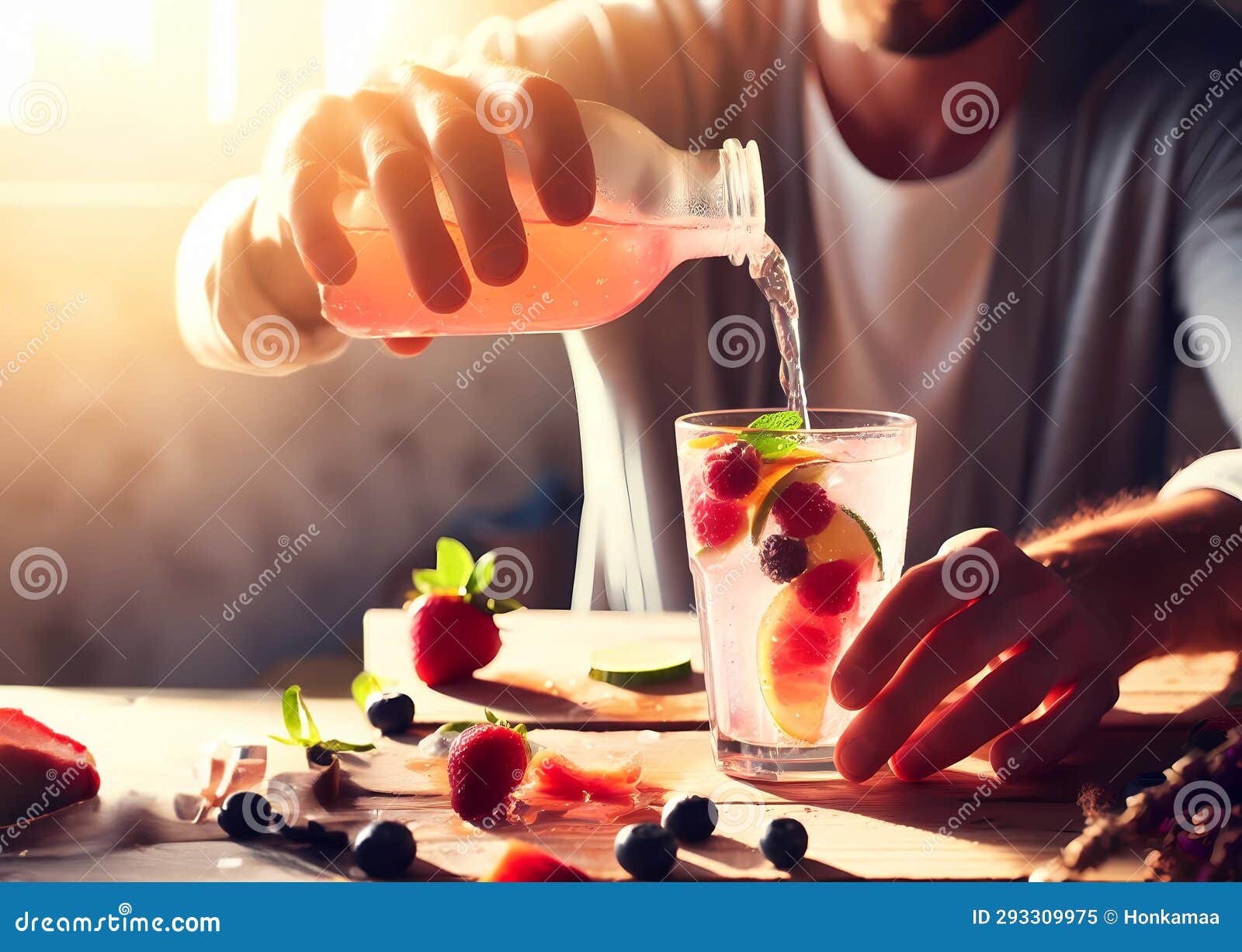 Fruity refreshments stock illustration. Illustration of citrus - 293309975