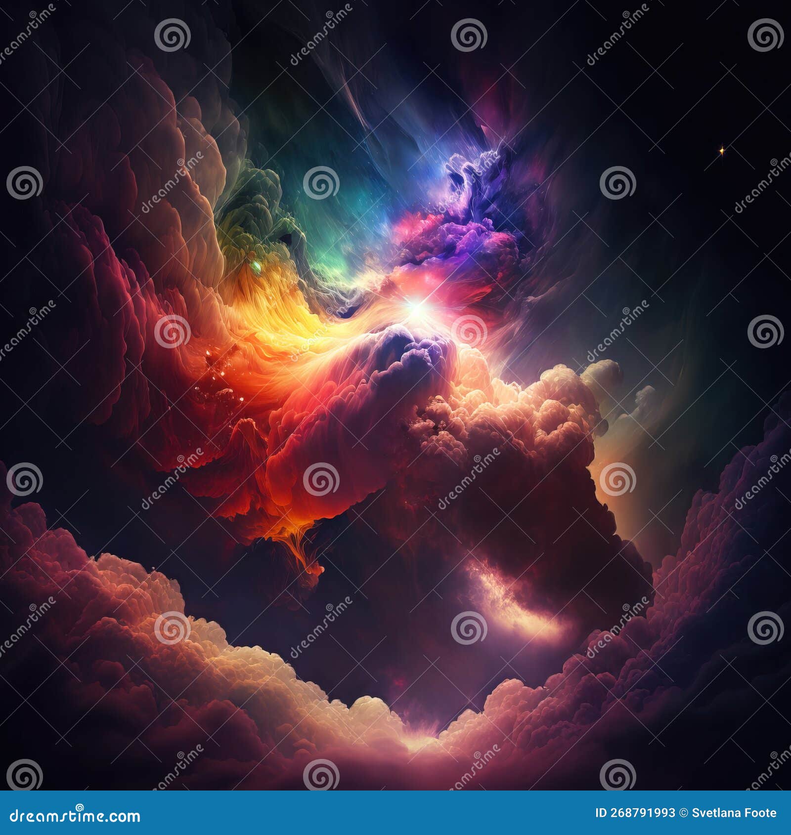 This Is A Colorful Nebula In Space, Captured By The James Webb Space ...