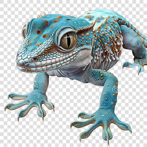 Gecko Transparent Background Realistic Element Stock Illustration ...