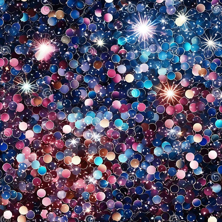 Glitter and Sparkles Background, Design Seamless Pattern Stock ...