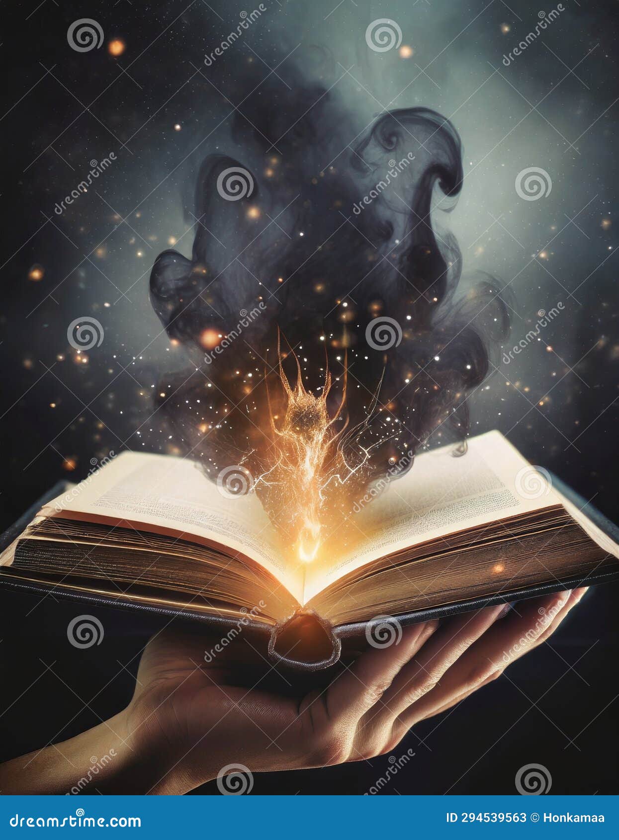 A book of black magic stock illustration. Illustration of design ...