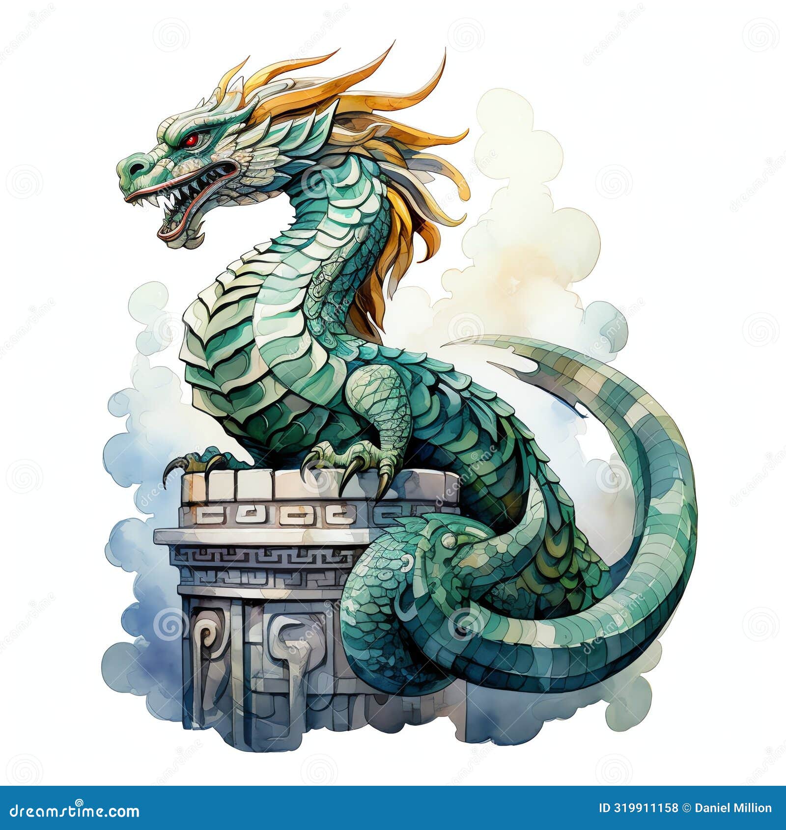 Maya Serpent Deity Linked To the Feathered Serpent Deity Kukulkan ...