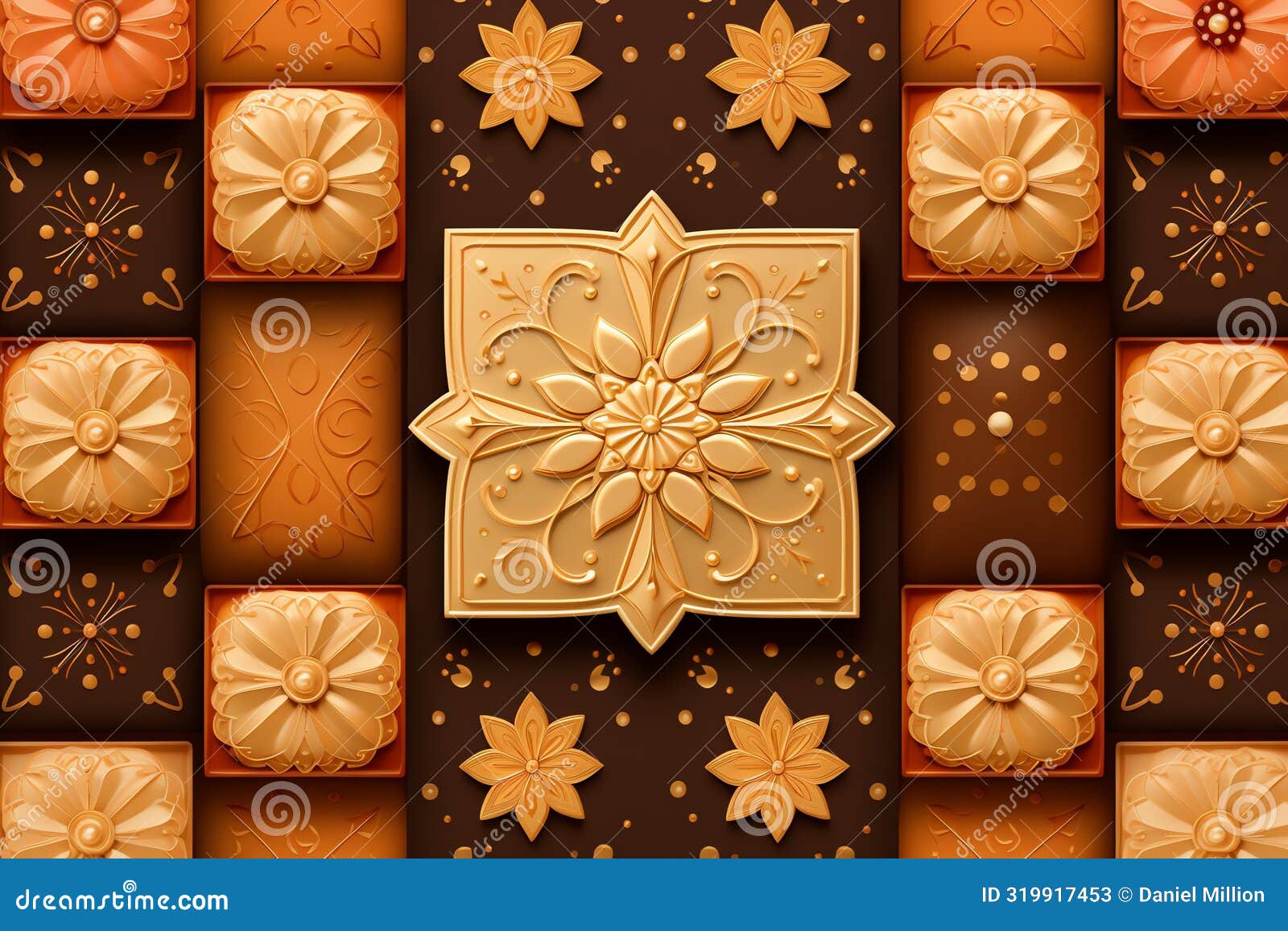 Mithai Boxes Diwali Background Stock Image | CartoonDealer.com #319917475