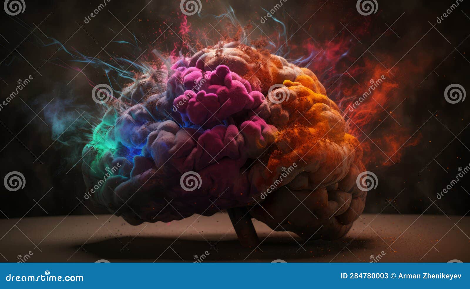 Brain Explosion. Confused Emoticon Has Boiling Head. Shocked Character ...