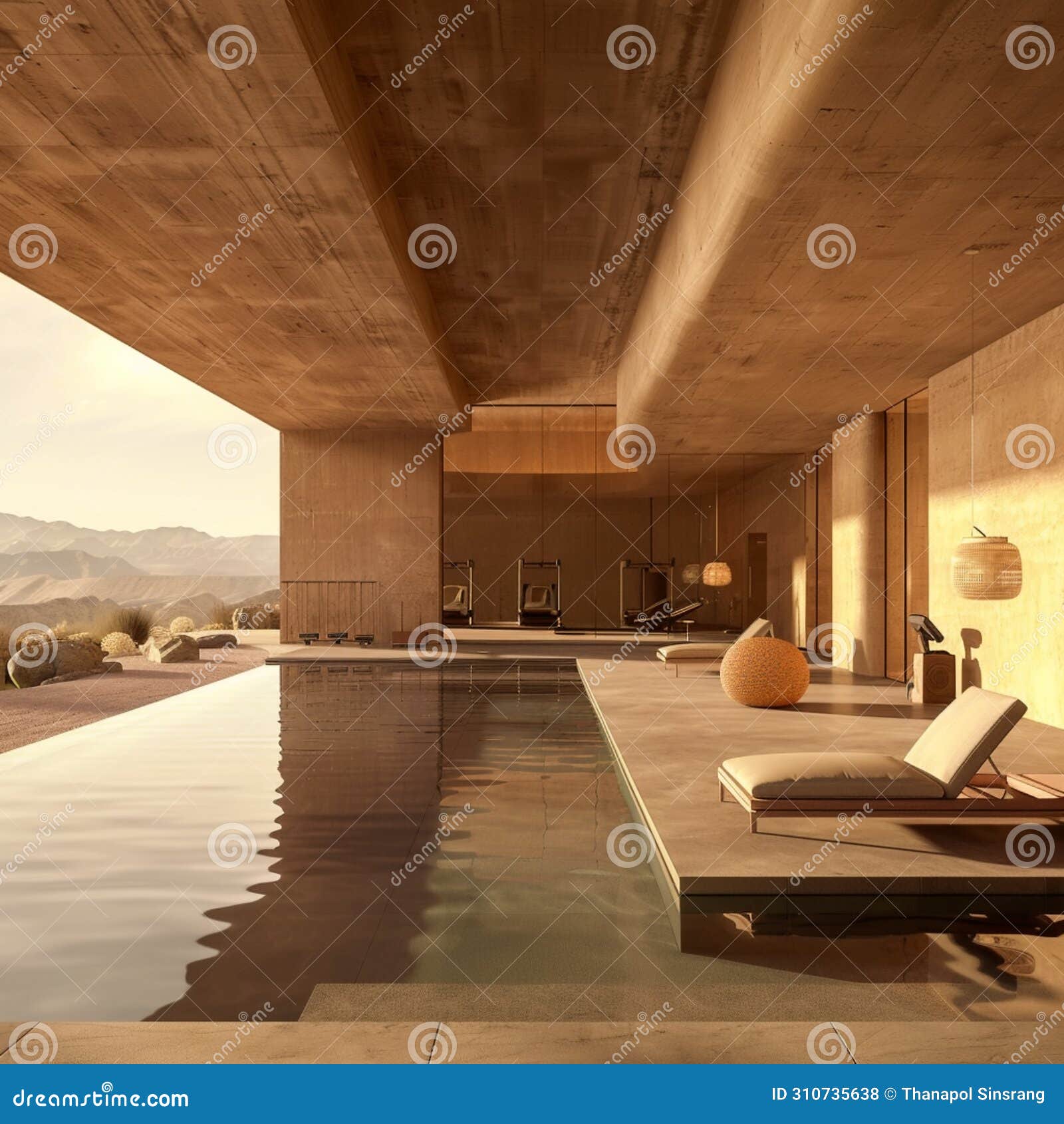 Modern Rammed Earth House Royalty-Free Stock Photo | CartoonDealer.com ...
