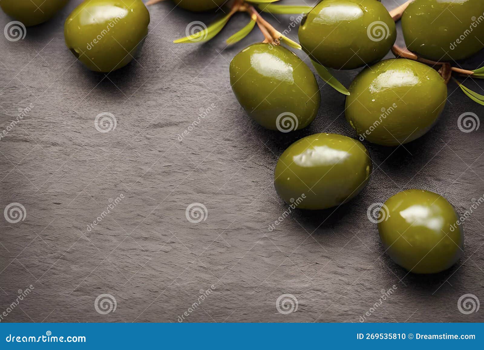AI Generated Image of the Olive Fruits Stock Illustration ...