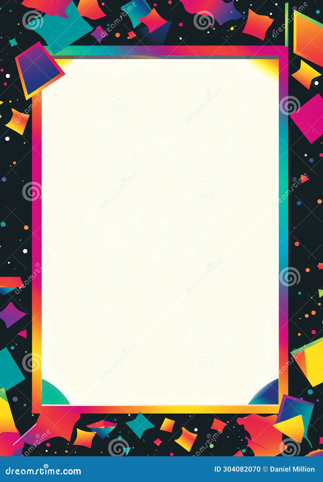 Pixelated 8 Bit Frame 80s Retro Nostalgic Stock Illustration ...