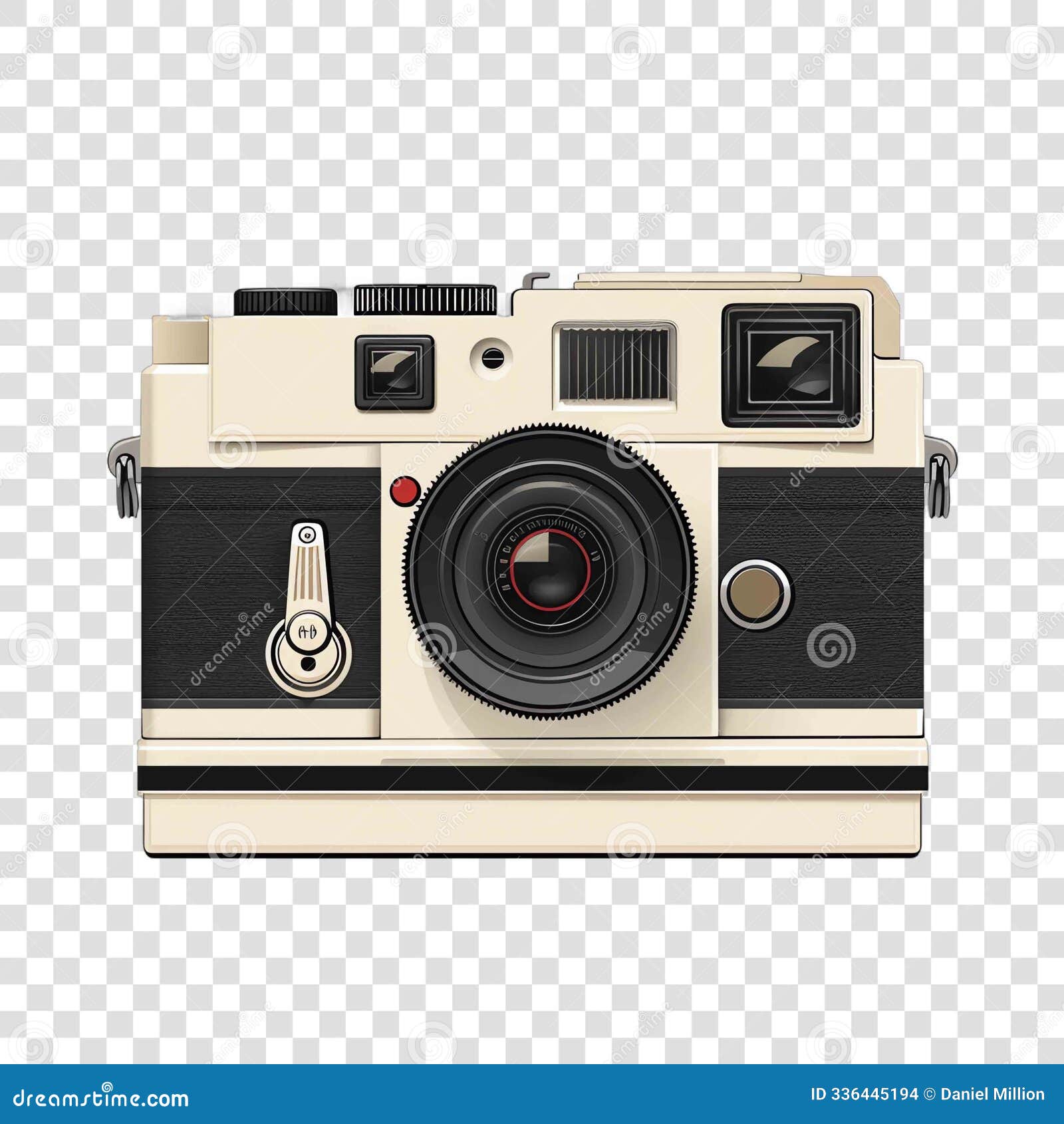 Polaroid Camera Transparent Background Realistic Element Stock ...