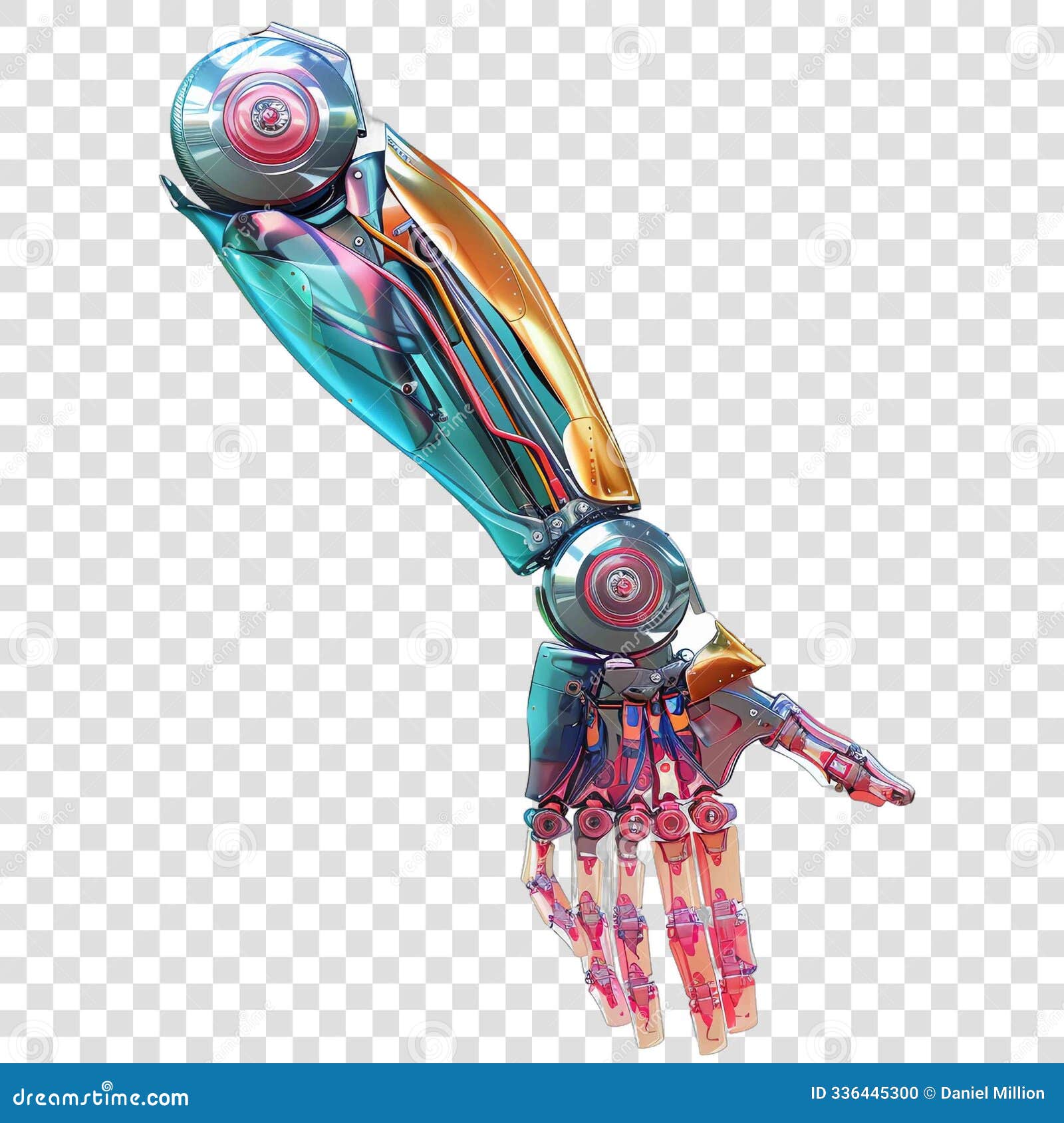 Prosthetic Limb Transparent Background Realistic Element Stock ...