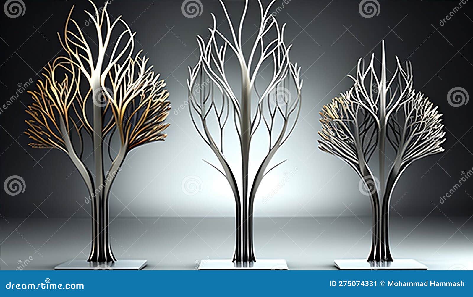 Piped Trees: a Futuristic Design of Artificial Foliage, Made with ...