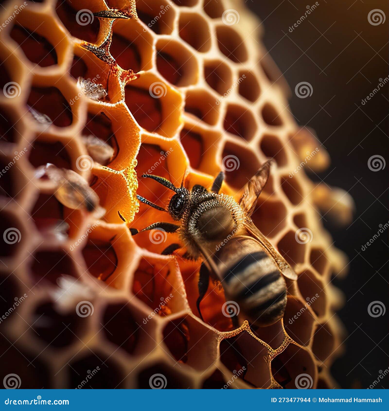 Beehive Buzz, Made with Generative AI Stock Illustration - Illustration ...