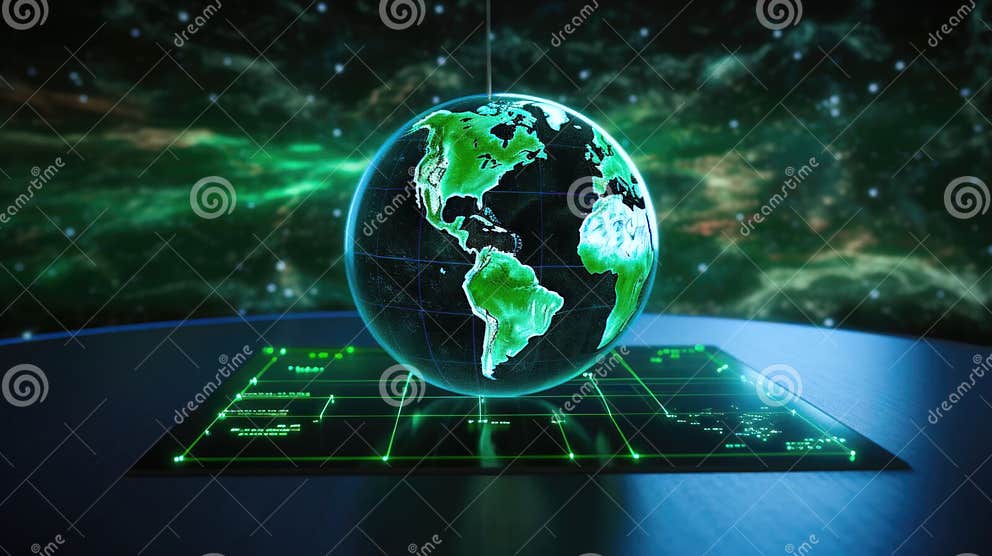 Immersive Space Exploration Experience with 3D Earth Visualization AI ...