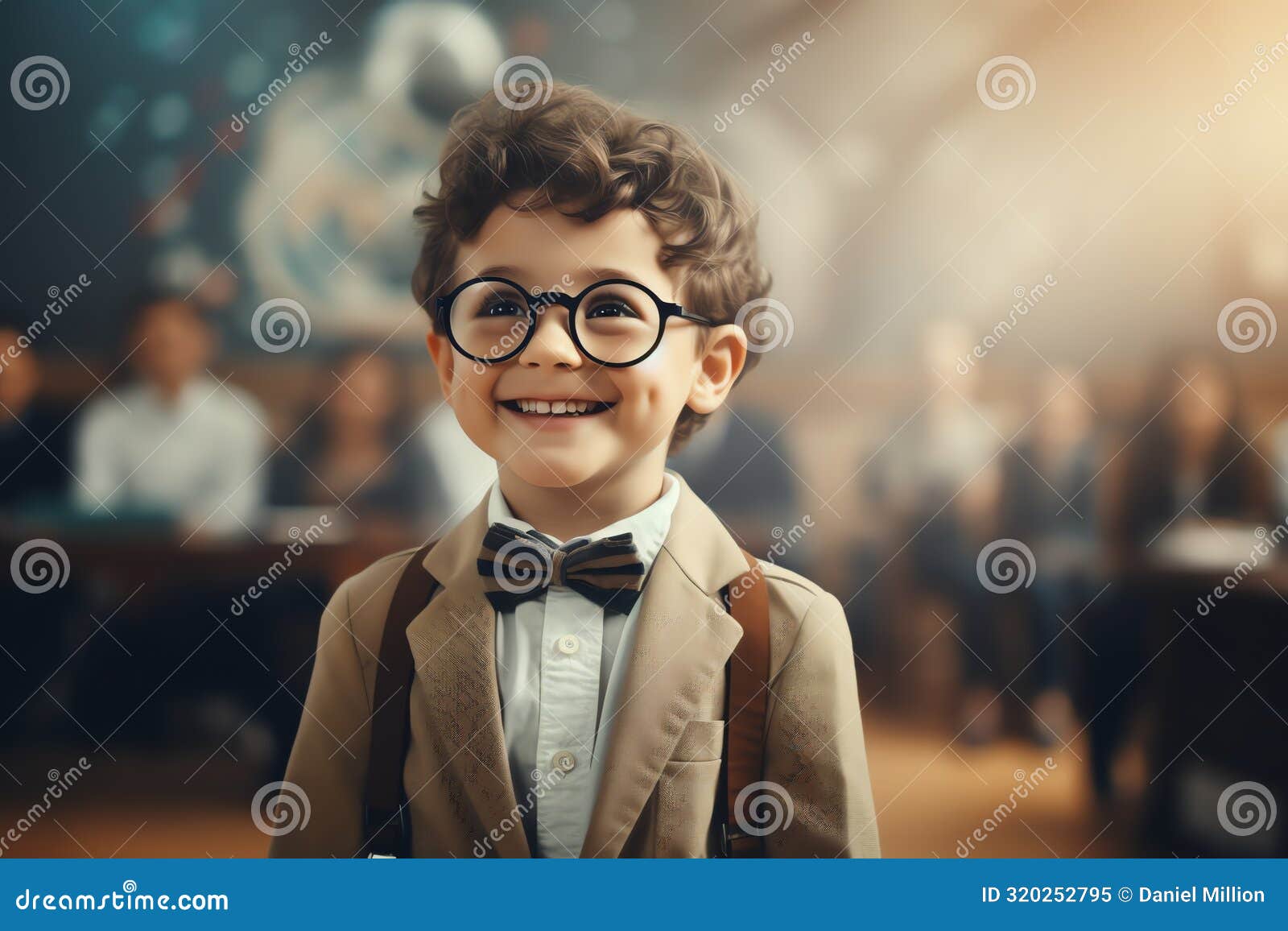 Student Giving a Presentation in Class, Smart Kid in School Stock ...