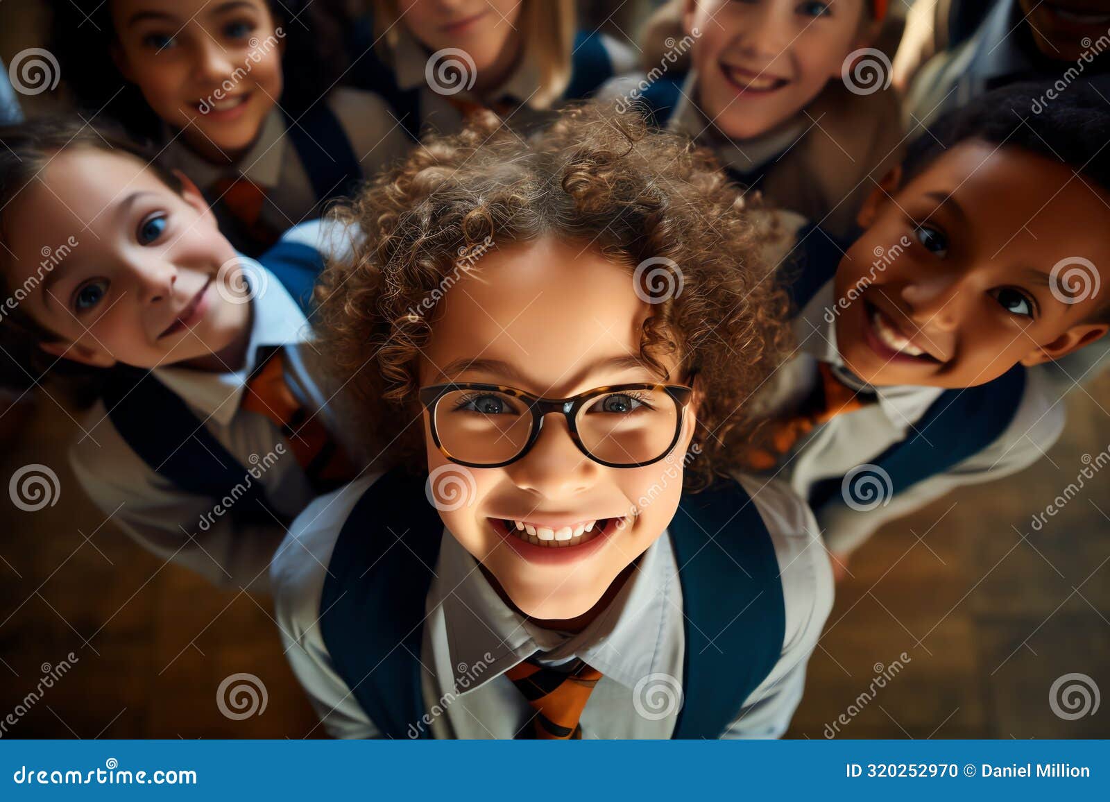 Student Leading a Team in a Group Project, Smart Kid in School Stock ...