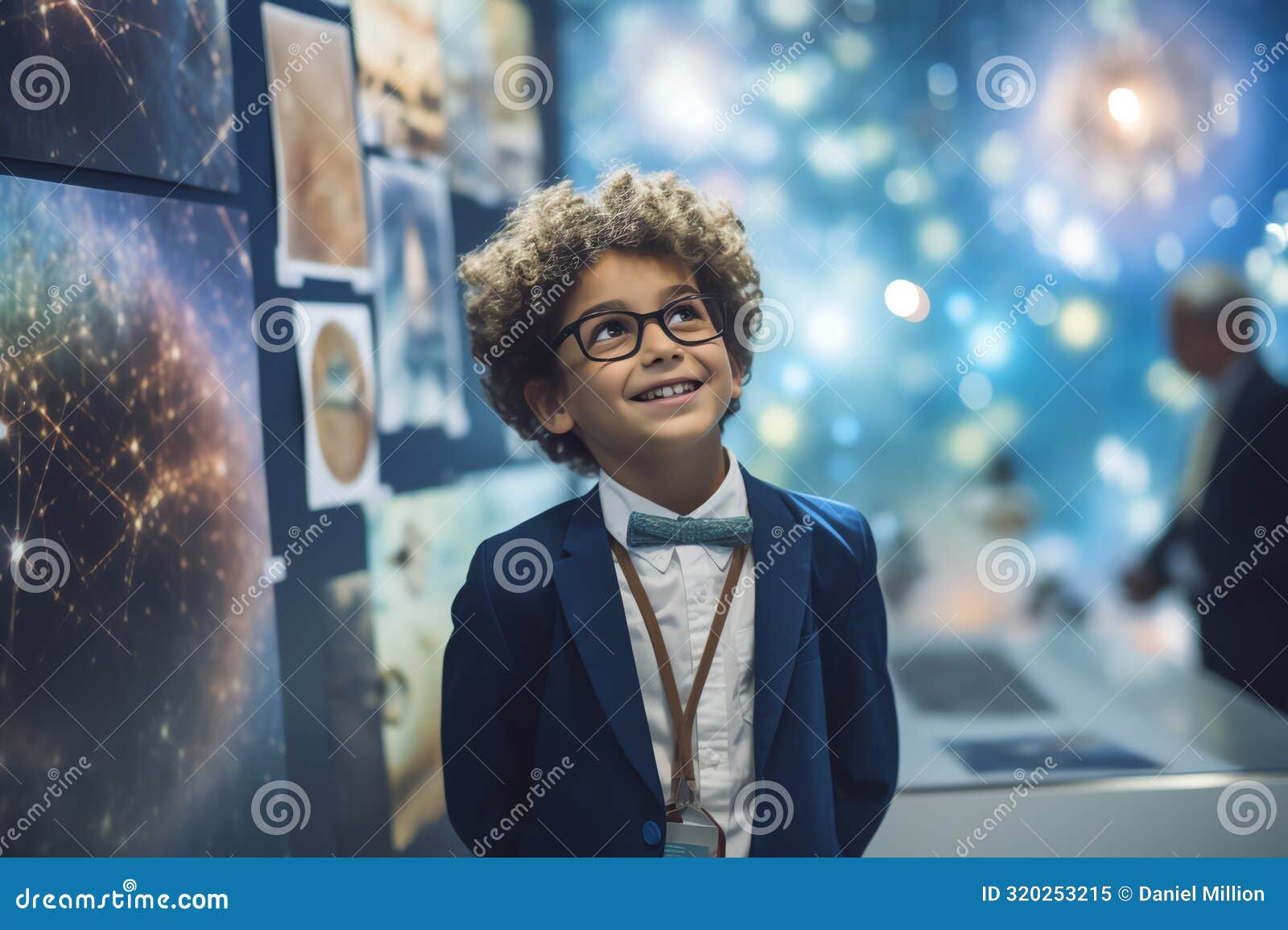 Student Presenting a Science Fair Project, Smart Kid in School Stock ...