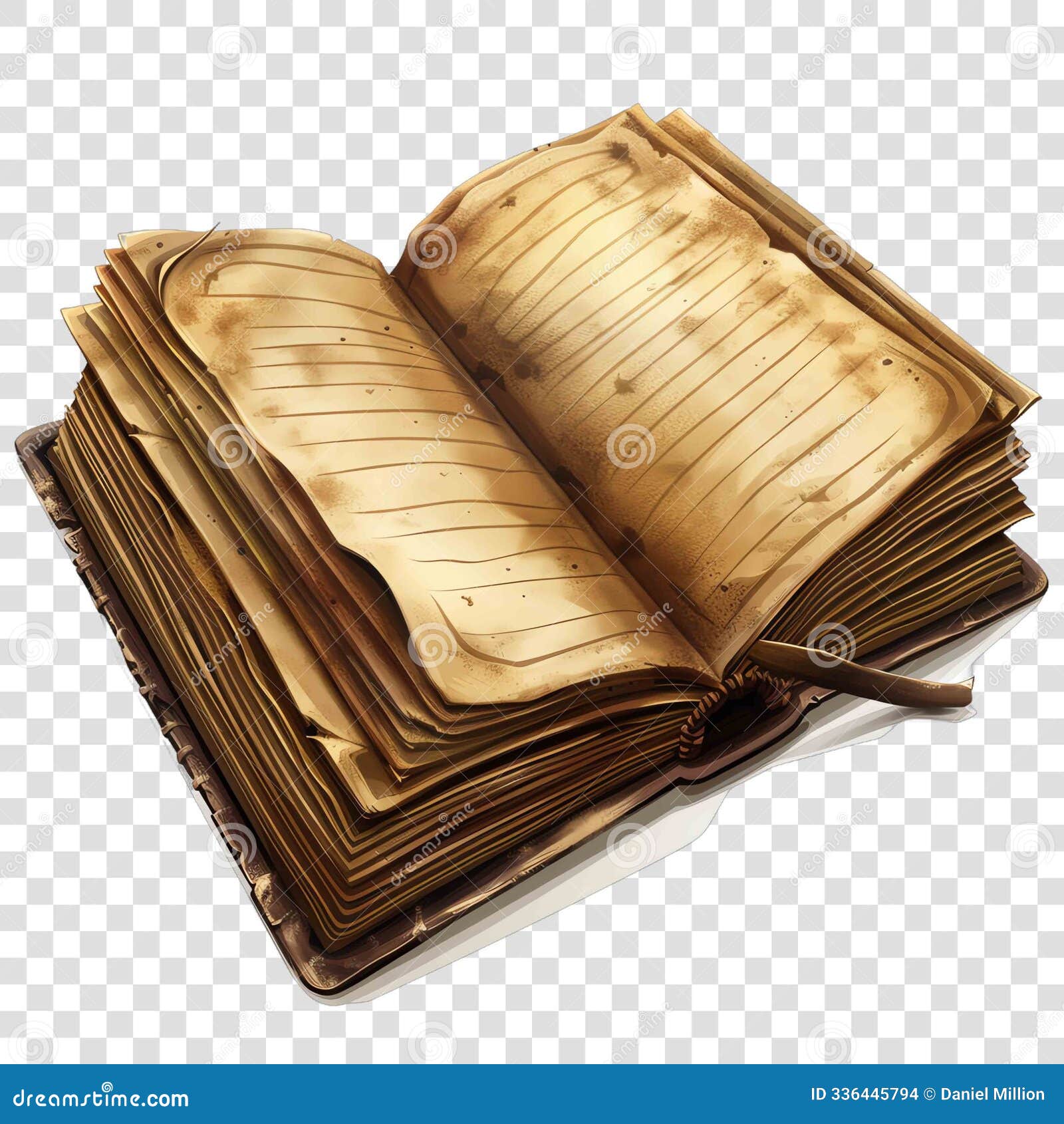 Study Guide Transparent Background Realistic Element Stock Illustration ...