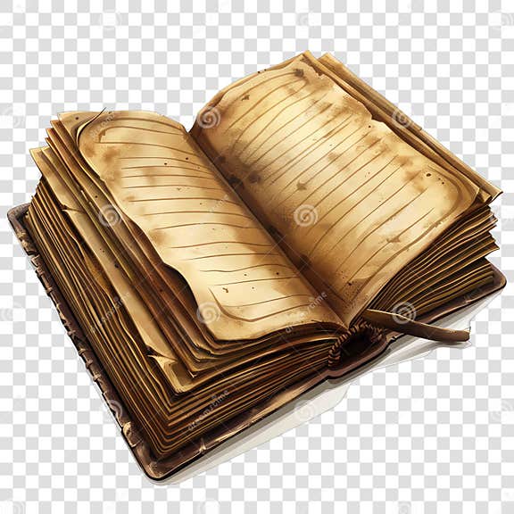 Study Guide Transparent Background Realistic Element Stock Illustration ...