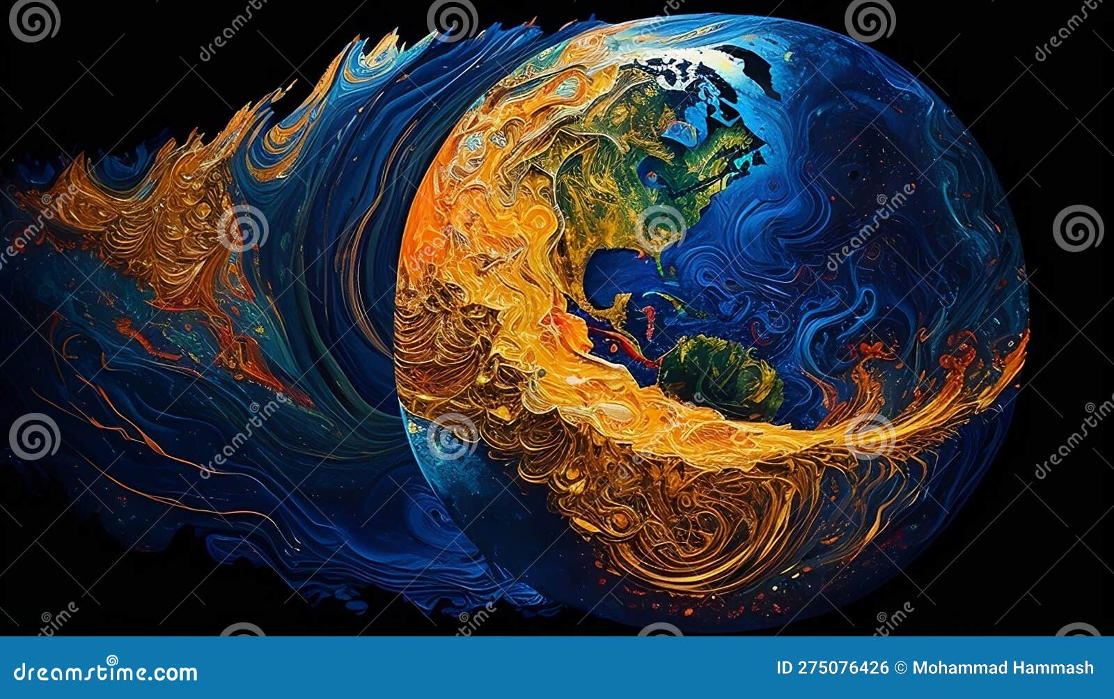 Earth's Radiant Future In 2050: A Futuristic Vision From Space, Made ...