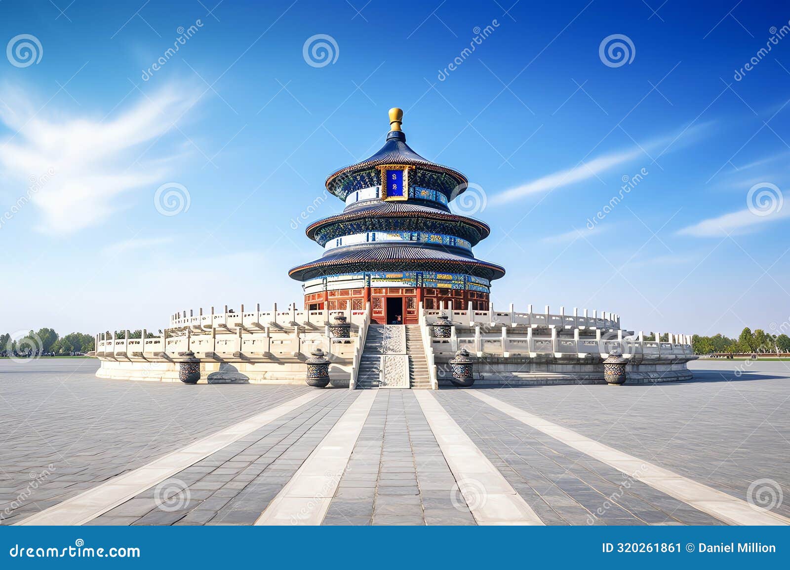 Temple Of Heaven Complex With Its Iconic Circular Hall Of Prayer For ...