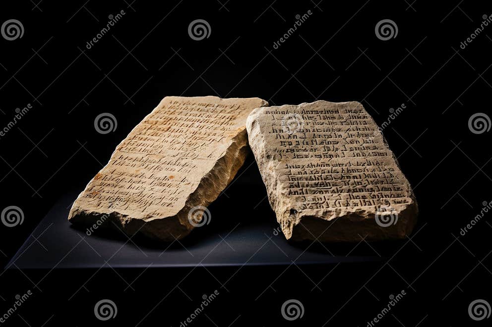 The Ten Commandments: Tablets of the Law, Tablets of Stone, Stone ...