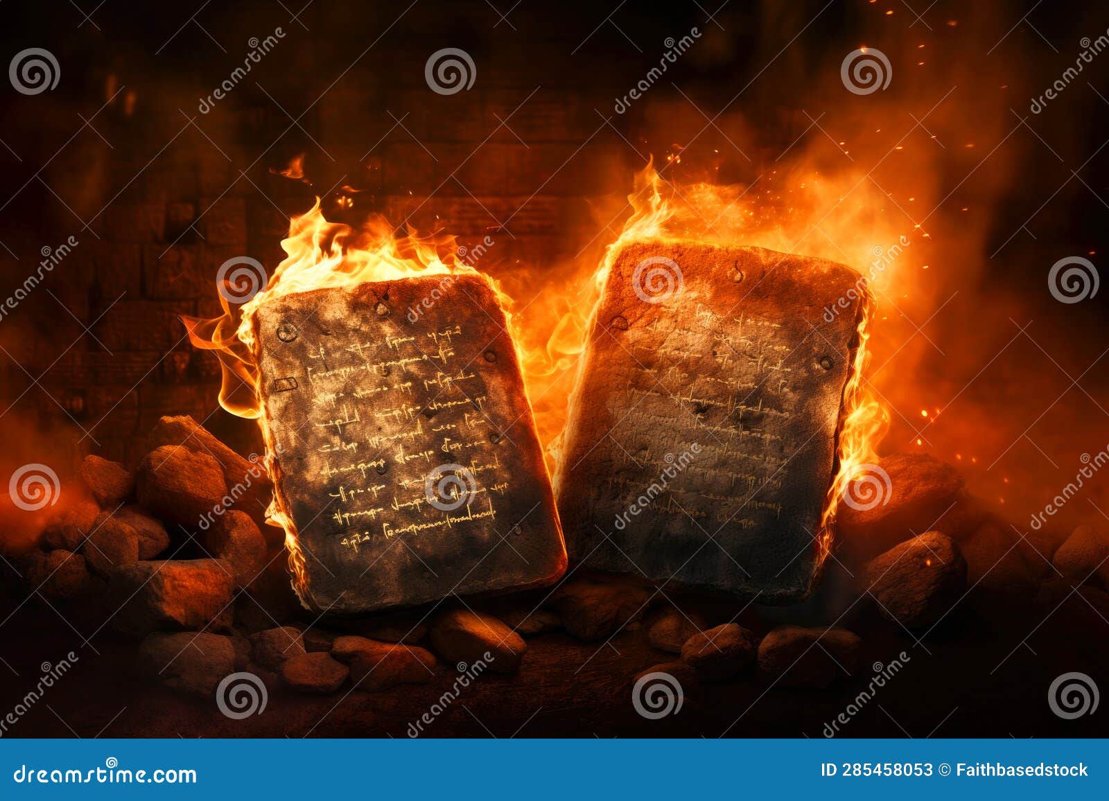 The Ten Commandments: Tablets of the Law, Tablets of Stone, Stone ...