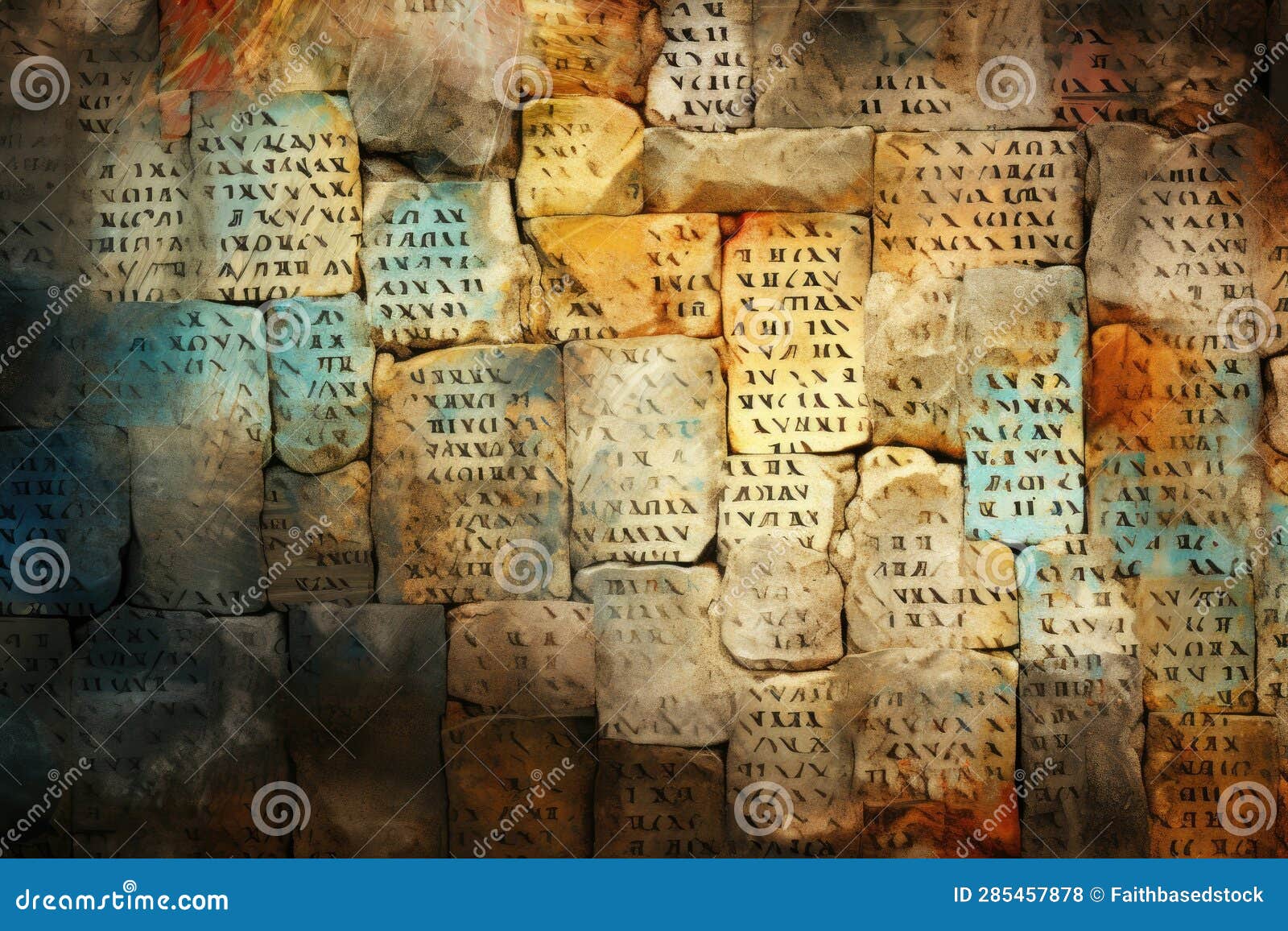 The Ten Commandments: Tablets of the Law, Tablets of Stone, Stone ...