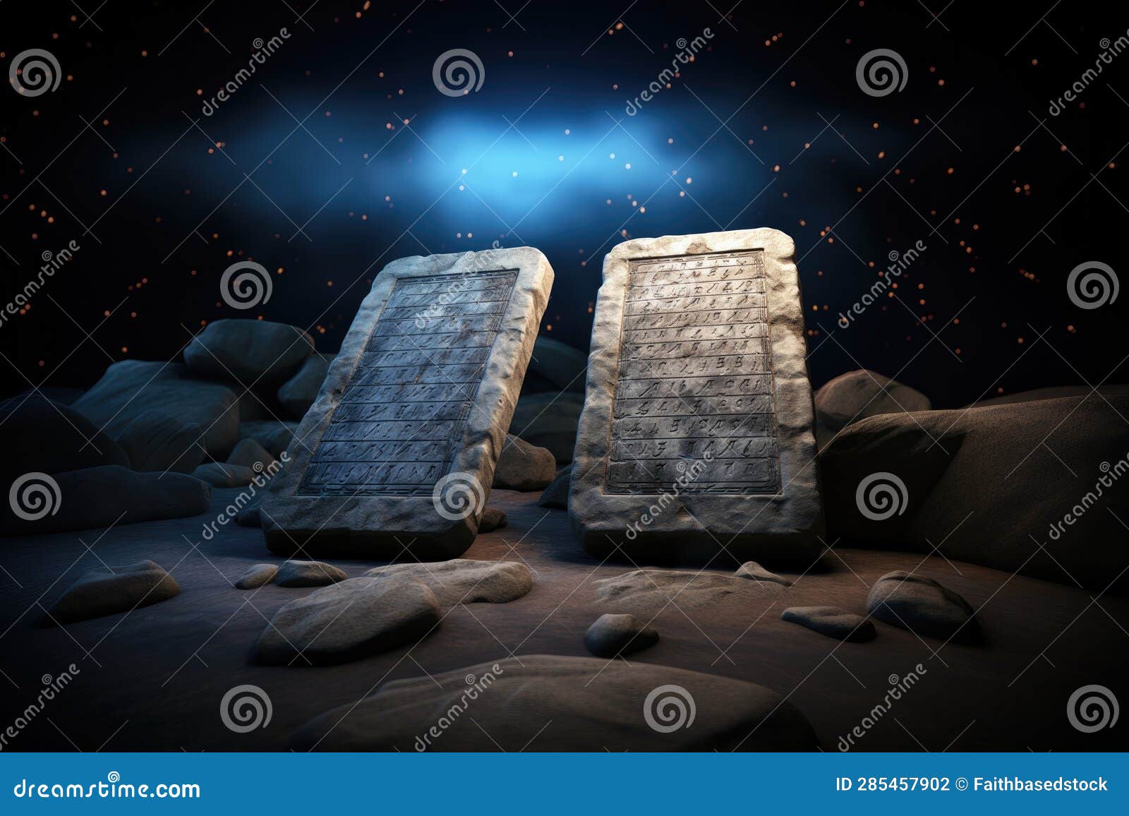 The Ten Commandments: Tablets of the Law, Tablets of Stone, Stone ...