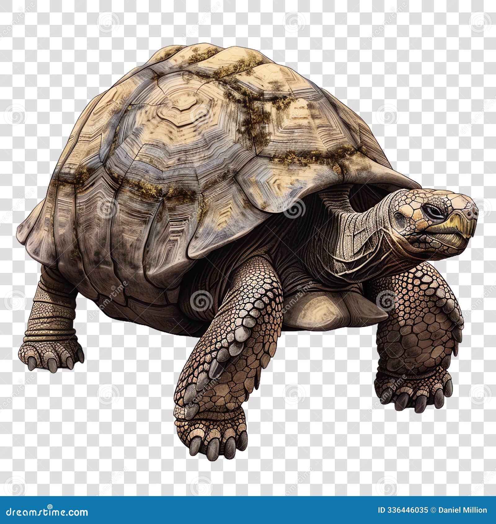 Tortoise Transparent Background Realistic Element Stock Illustration ...