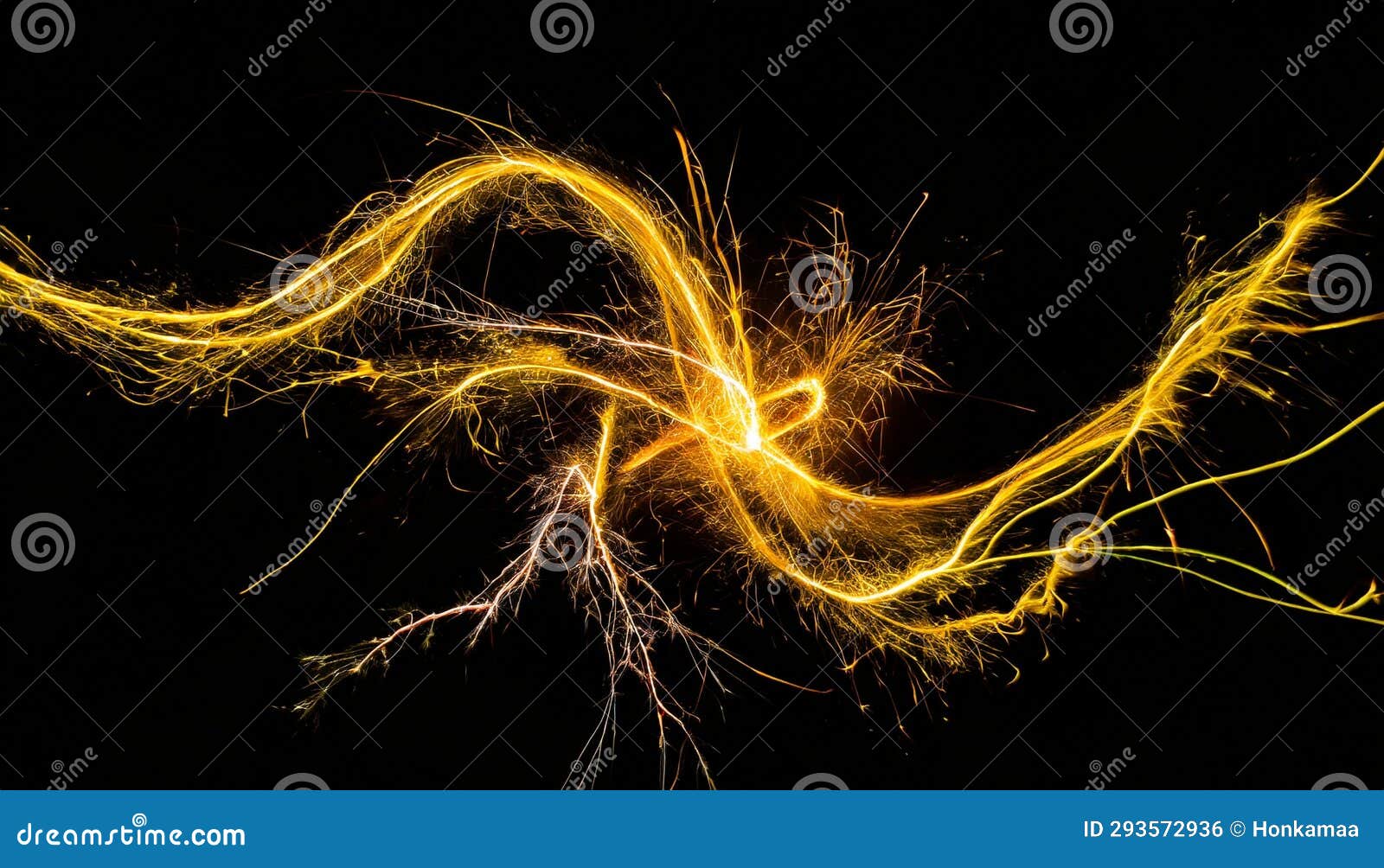 Fire twirl at night stock illustration. Illustration of light - 293572936