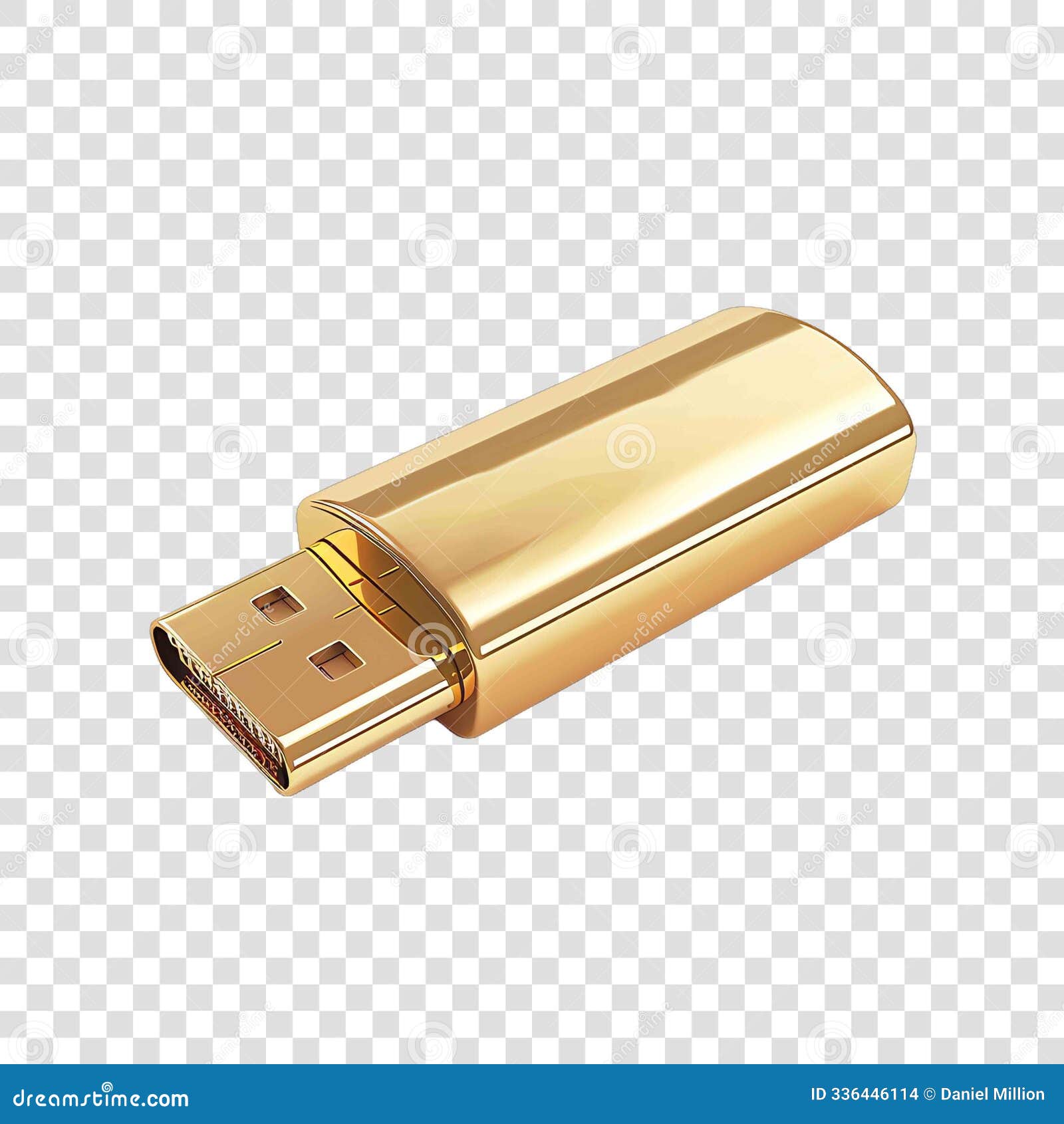 USB Stick Transparent Background Realistic Element Stock Illustration ...