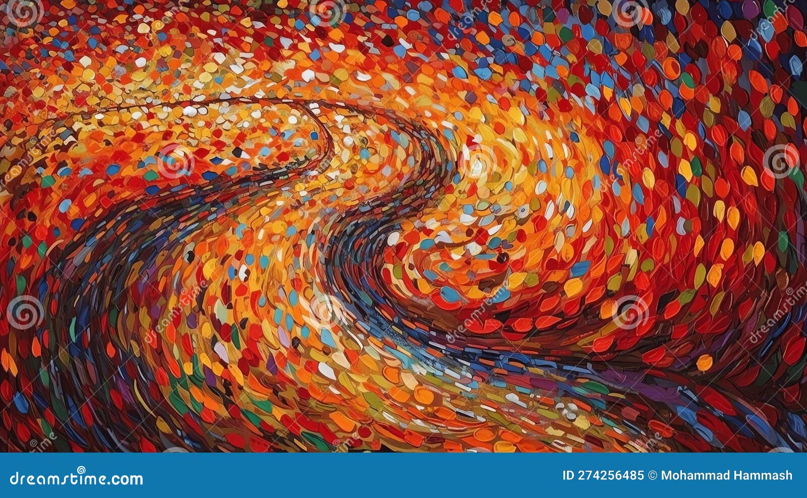 Echoes of Existence, Made with Generative AI Stock Illustration ...