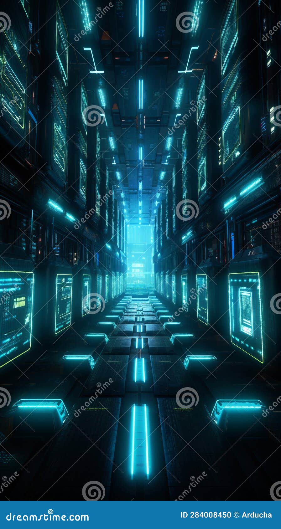 Abstract Digital Matrix Background Stock Photo - Image of shine ...