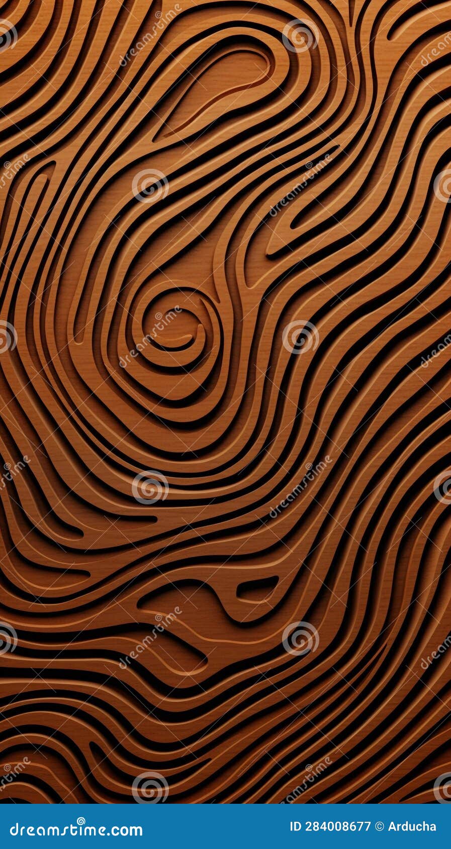Close Up of Decorative Wood Pattern Background Stock Illustration ...